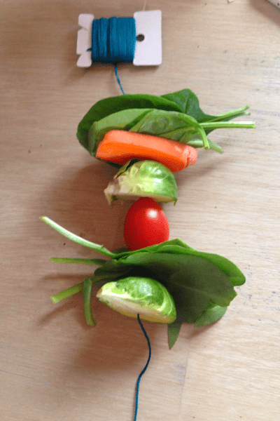 How to Make a Festive Chicken Treat Garland! | Community Chickens